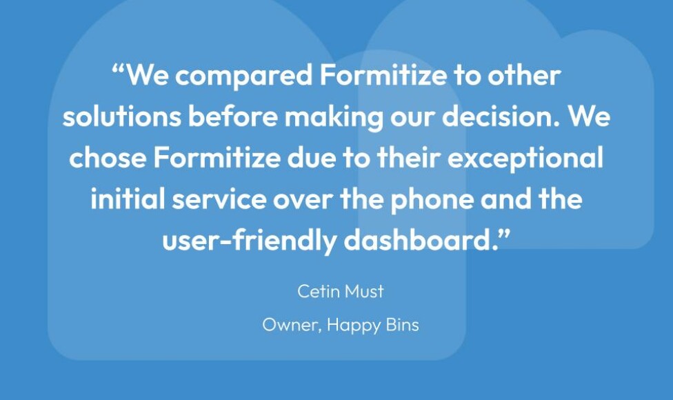 Formitize Case Study: Happy Bins | Formitize