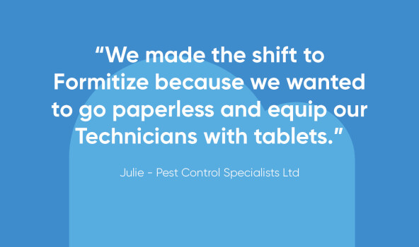 Formitize Case Study: Pest Control Specialists Ltd | Formitize