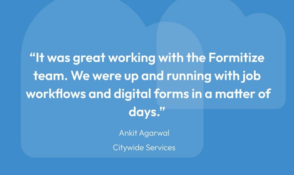 Formitize Case Study: Citywide Services | Formitize
