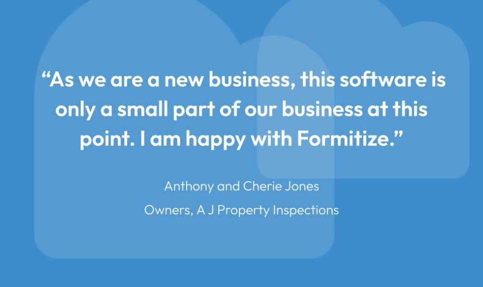 Formitize Case Study: A J Property Inspections | Formitize