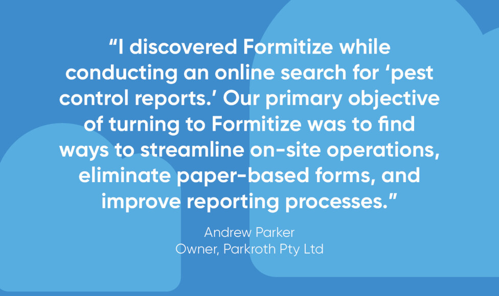 Formitize Case Study: Parkroth Pty Ltd | Formitize