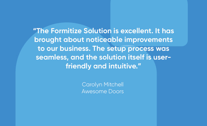 Formitize Case Study: Awesome Doors | Formitize