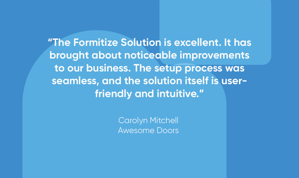 Formitize Case Study: Awesome Doors | Formitize